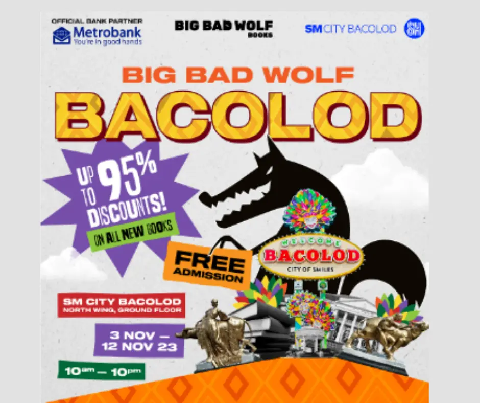 Big Bad Wolf Brings Its Mega Book Sale To Bacolod For The First Time